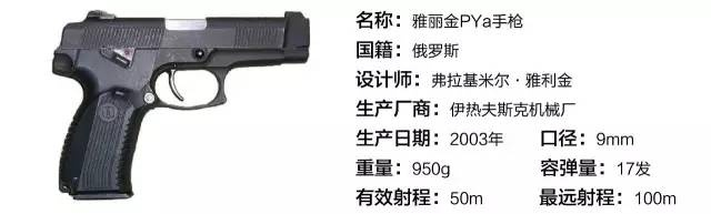 你并不了解的“乌鸦”：雅丽金PYa手枪