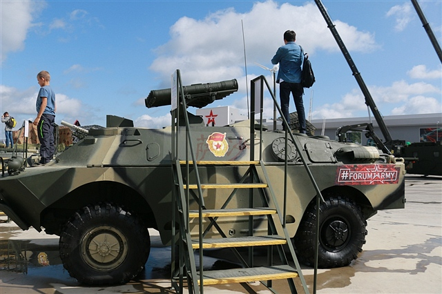 AT5导弹搭配装甲车瞬间成大杀器：俄制9P148导弹发射车