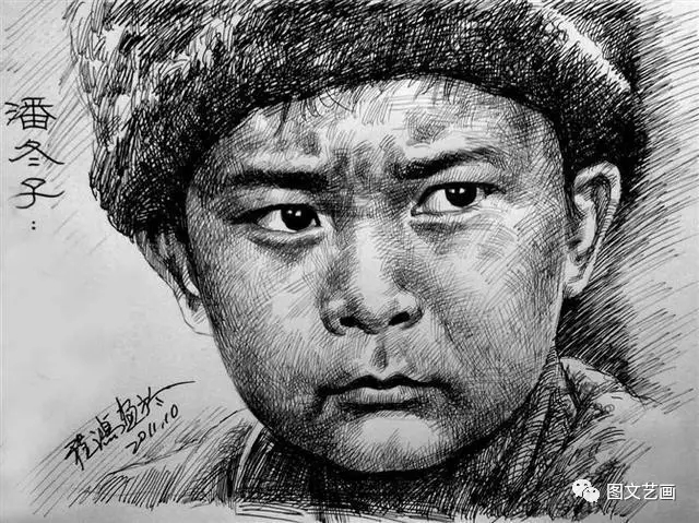 名人钢笔素描，西游记都上了，还有老毕 丫蛋....