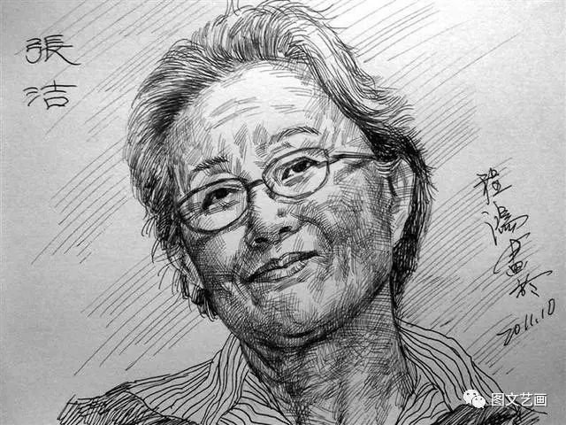 名人钢笔素描，西游记都上了，还有老毕 丫蛋....