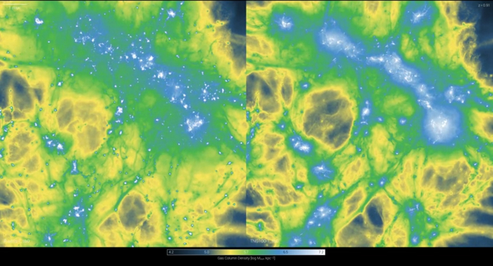 天体物理学家发布最先进宇宙模型IllustrisTNG|宇宙|星系|模型_新浪新闻