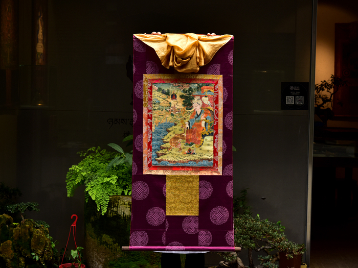 唐卡欣赏：达摩多罗尊者的精湛表现