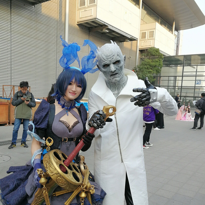 cp21汪东城逛漫展cos成夜王今天你偶遇了吗？