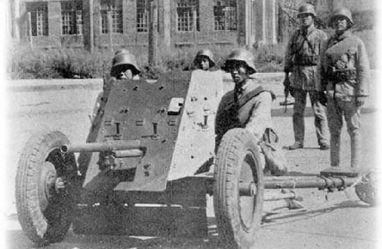 二战中好用的PAK37战防炮|坦克|战防炮|中国军队