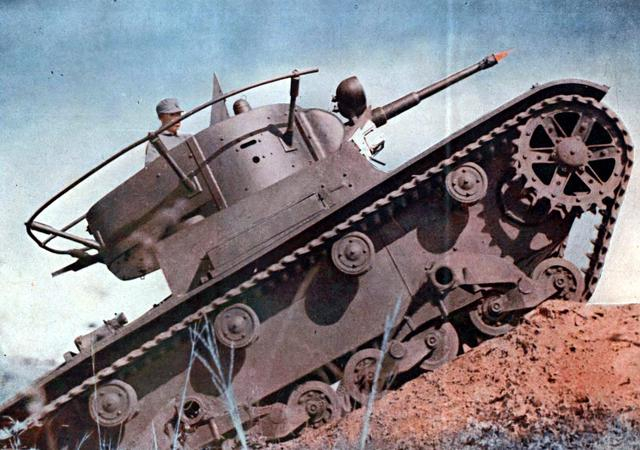 独家彩图！苏联T-26坦克奋勇奔驰中国抗日战场