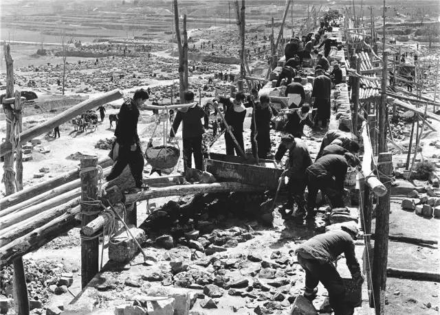 难忘岁月——红旗渠，自主创新的渡河桥|红旗渠|上海建桥学院|渡桥