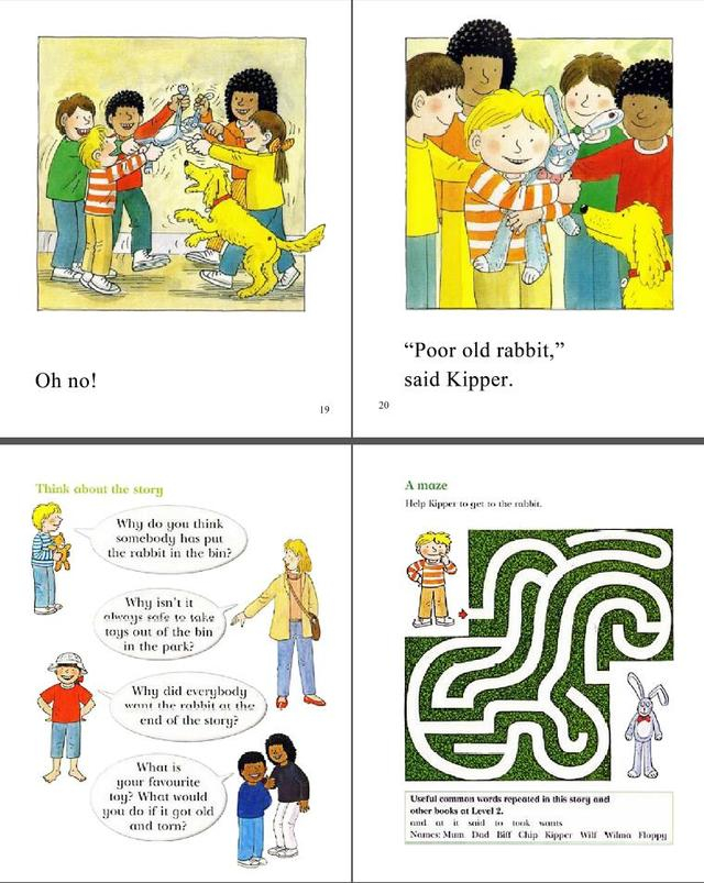 儿童英语绘本分享7牛津树Poor Old Rabbit