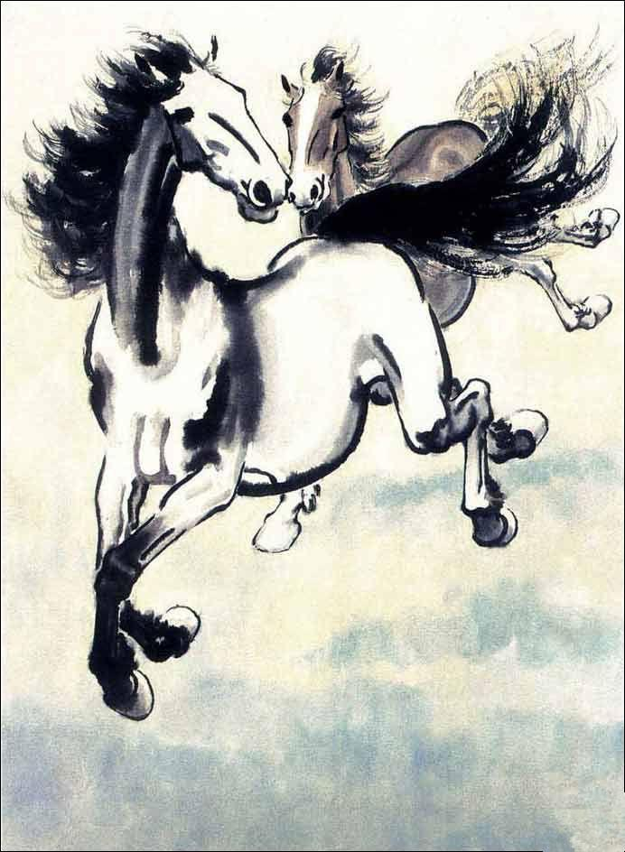 历代名家画笔下的马|画笔|郎世宁|李公麟_新浪新闻