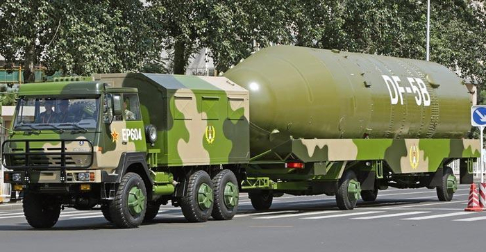 东风5C洲际弹道导弹再次震动全球！