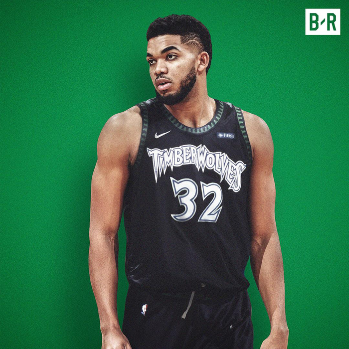 BR制作的NBA30支球队复古球衣 (2)森林狼刚刚公布下赛季将使用的复古