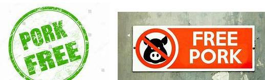 pork free是什么意思？在英语里：是猪肉免费吃？还是猪肉禁入？