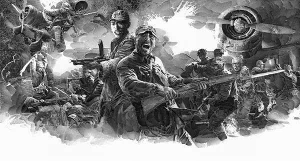 绘画欣赏：画家李晨抗战胜利70周年作品