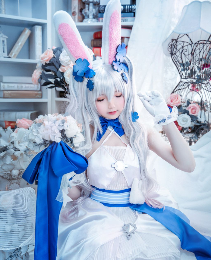 碧蓝航线拉菲cos：指挥官，拉菲并没有在想跟你结婚的样子