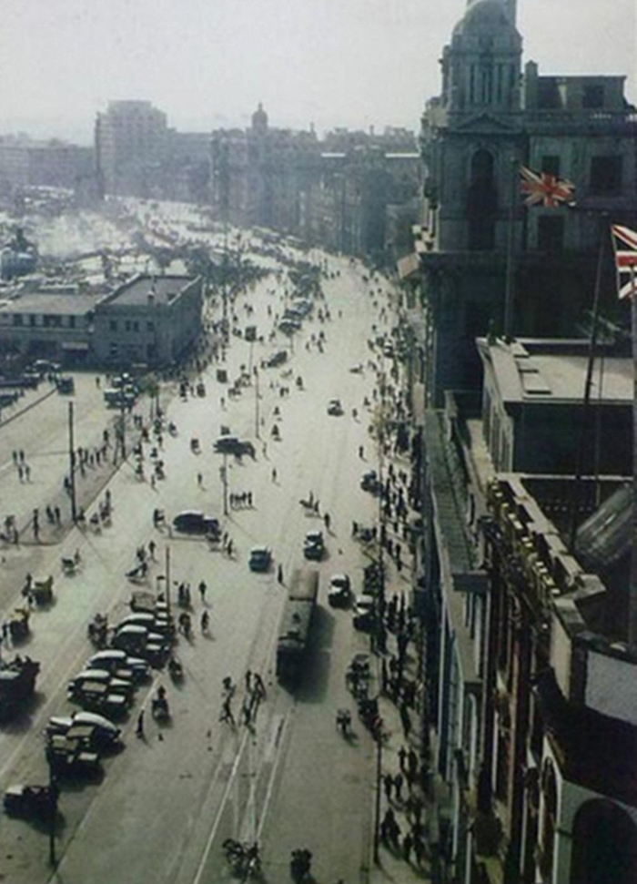 老照片：1940年代的上海，繁华程度超出想象