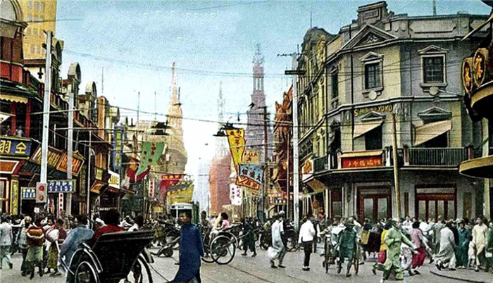 老照片：1940年代的上海，繁华程度超出想象