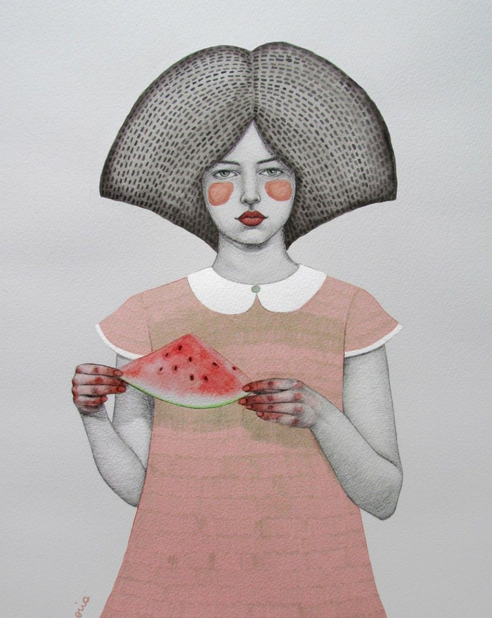 精美创意插画欣赏：迷，作者Sofia Bonati