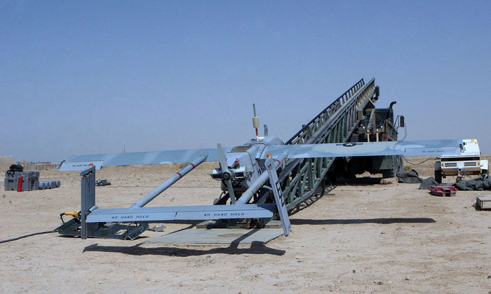 伊拉克部队在沙漠盾牌行动中曾向美军先锋RQ-2A无人机投降