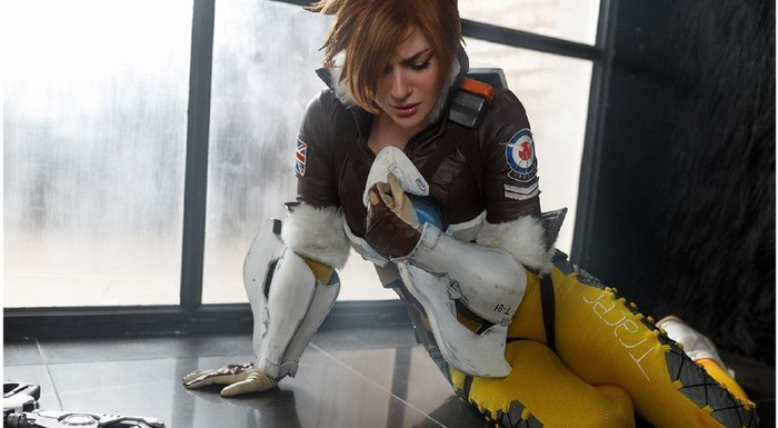 《守望先锋》猎空Cosplay：确认过眼神，是真的猎空！