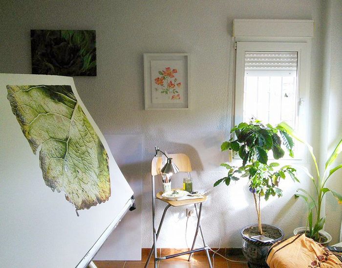 凉风有信，一叶知秋 Inky Leaves 的水彩树叶