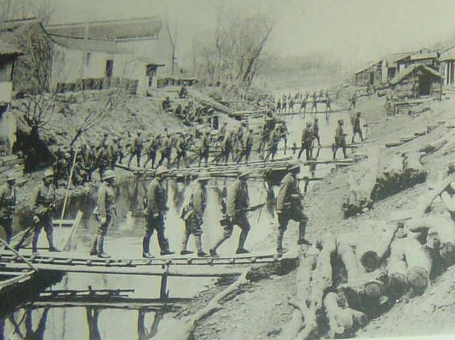 1937年淞沪会战老照片 粉碎日军计划3个月灭亡中国的企图