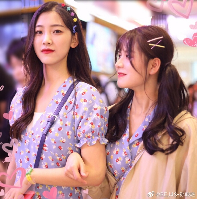 偶像女团BEJ48孙晓艳可爱自拍写真美照欣赏