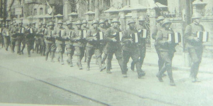 1937年淞沪会战老照片 粉碎日军计划3个月灭亡中国的企图