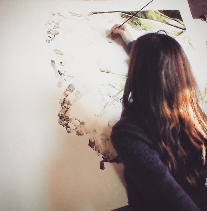 凉风有信，一叶知秋 Inky Leaves 的水彩树叶