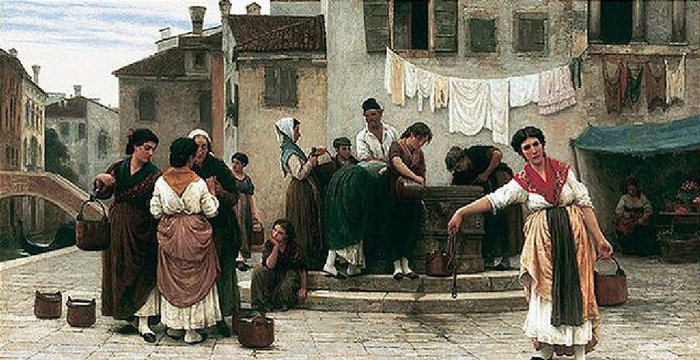 生动写实，唯美感人：意大利学院派画家尤金·布拉斯作品赏析|布拉斯|尤金|阿巴诺