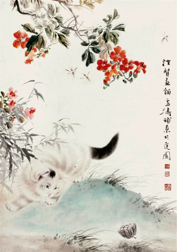 专门画猫的大画家，曹克家国画作品欣赏
