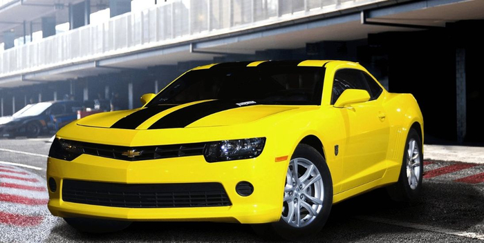 雪佛兰科迈罗大黄蜂高清电脑壁纸（无水印版）