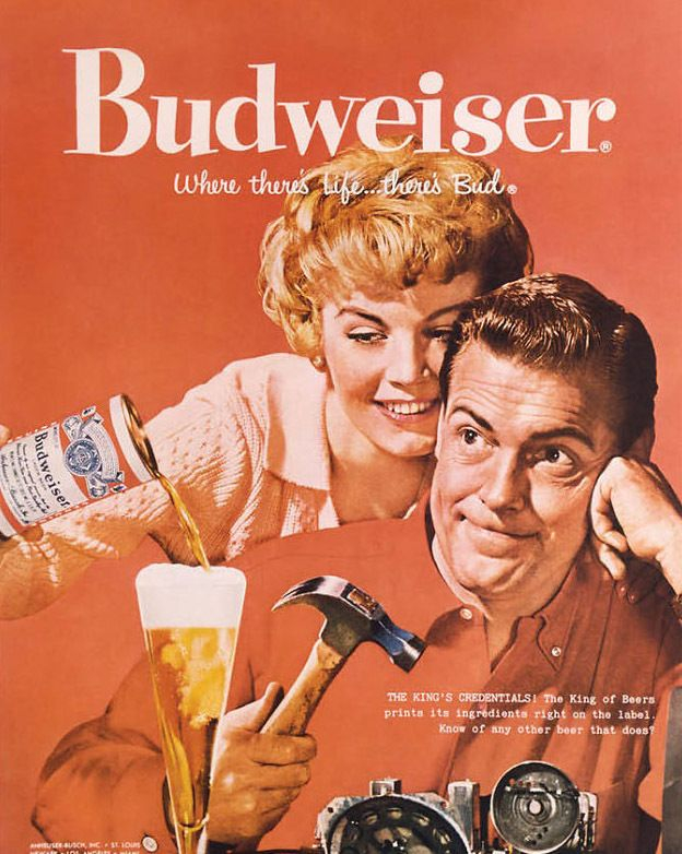 百威啤酒60年前的广告涉嫌性别歧视，最近他们推出了“修正版”