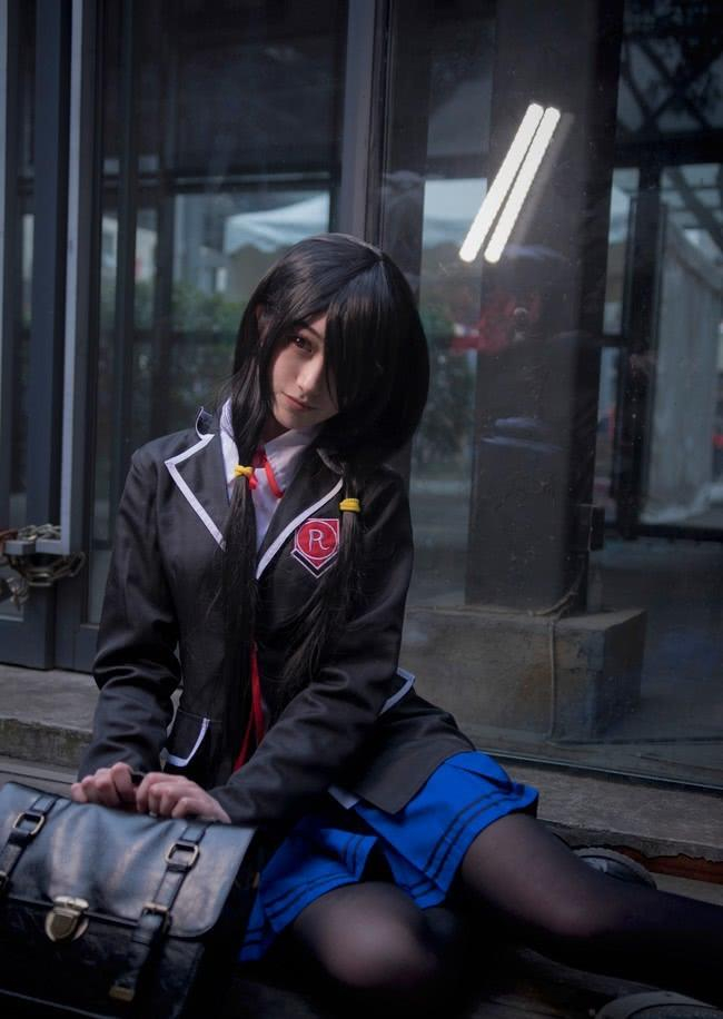 cos：约会大作战，狂三JK，冷酷气质全开