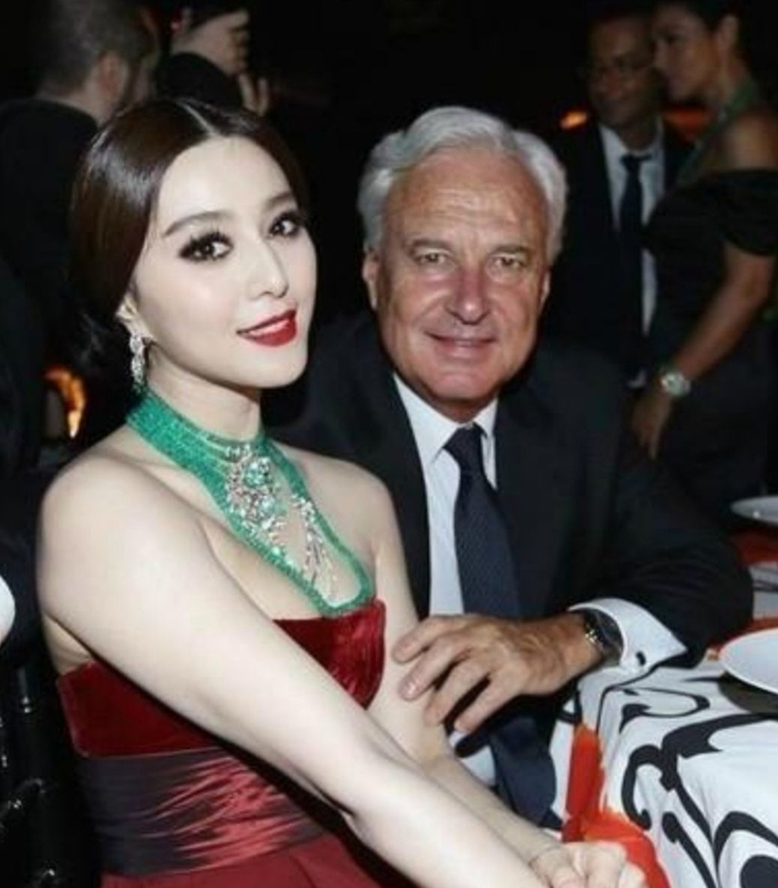 和老外在一起的范冰冰