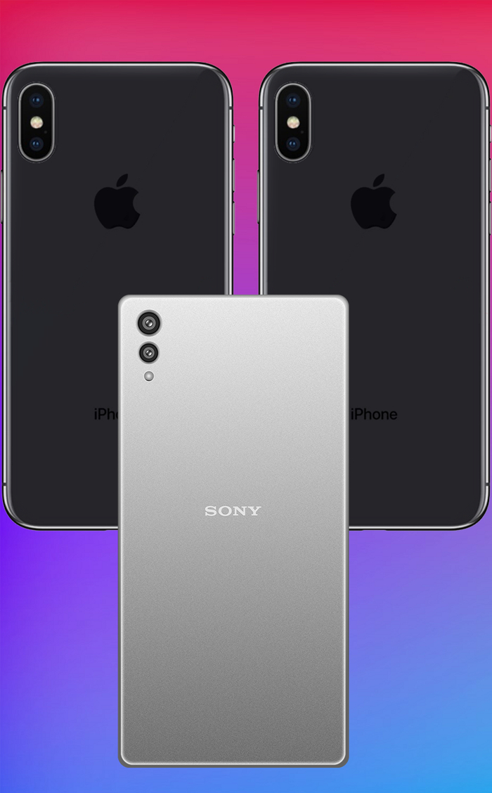 无刘海，概念版索尼XZ3P，对比iPhone X__财经头条__新浪财经