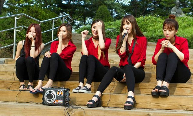 EXID队长率智强势回归，五位女神你最喜欢哪一位！