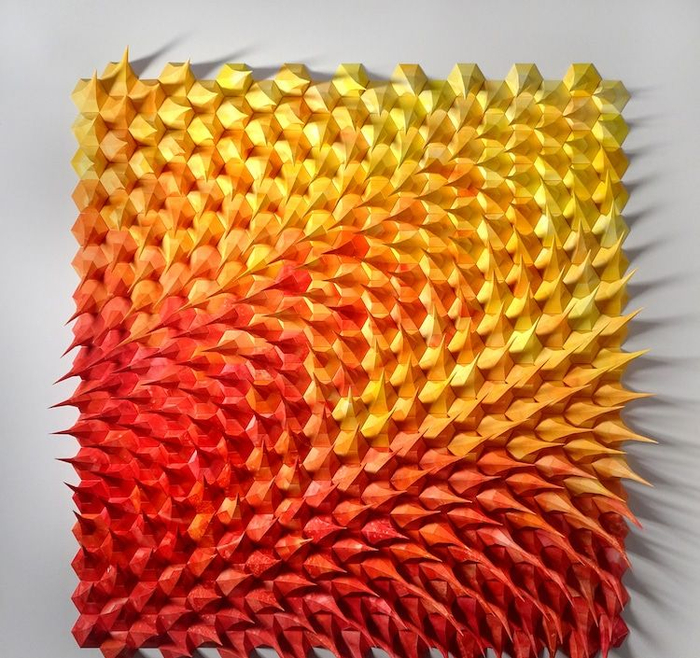 疯狂的纸片，令人尖叫的折纸艺术，艺术家Matthew Shlian