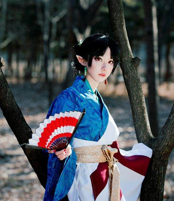 《犬夜叉》神乐cosplay，被图一的小姐姐惊艳到了！