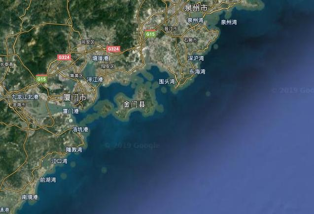 福建与台湾之间的岛屿：福建面积最大8个岛以及澎湖列岛卫星图