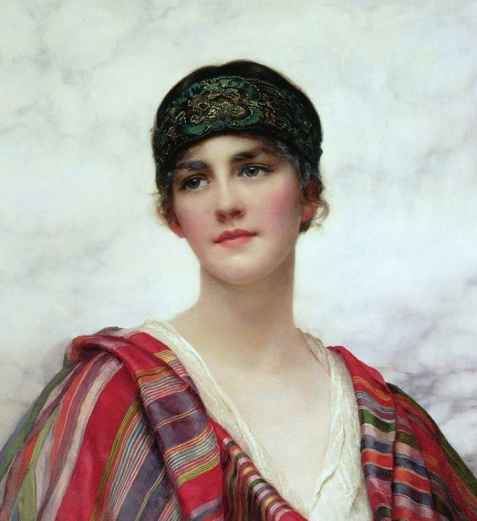 英国古典主义画家William Clarke Wontner人物画作品欣赏