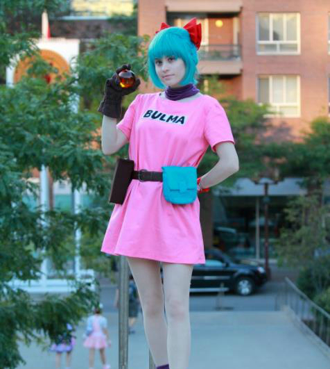 龙珠，布玛cosplay，网友，布玛不愧是第一部的女主