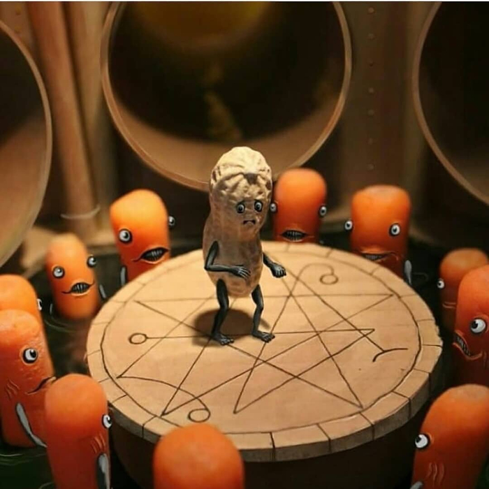 花生上的艺术 | 艺术家David Mishra