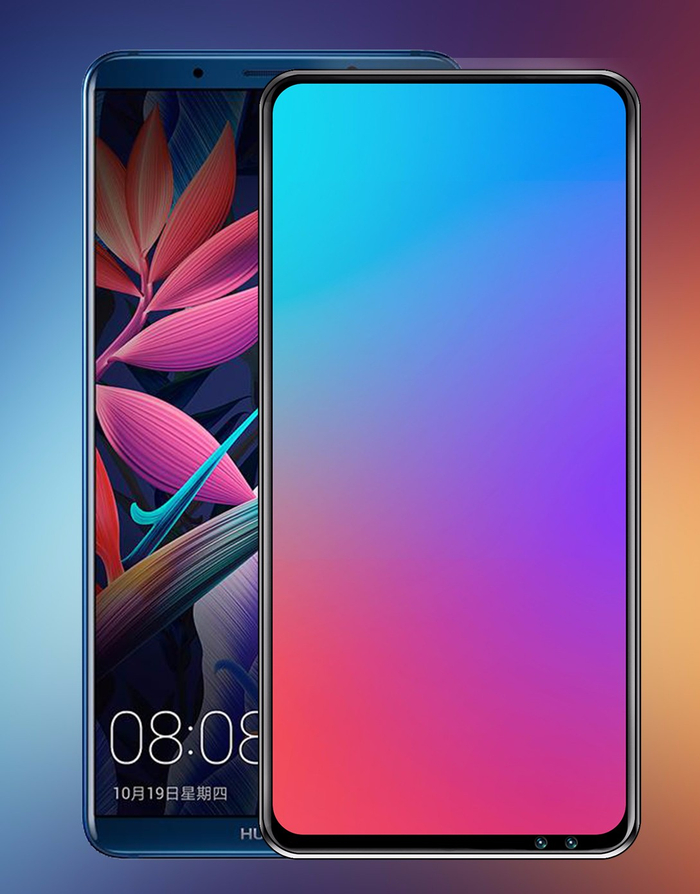 无刘海，概念版OPPO R17，对比华为mate10__财经头条