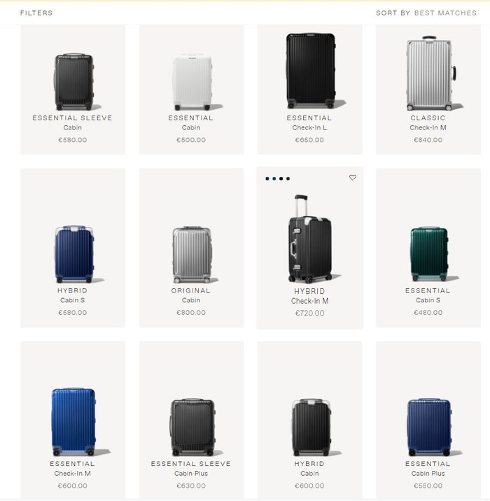 Rimowa全系涨价：增加新配色更改系列名称