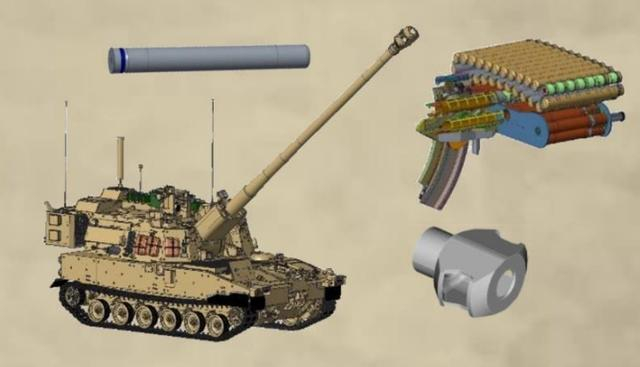 黑科技，炮管最长的155火炮，炮管9米美国陆军M109A8自行榴弹炮