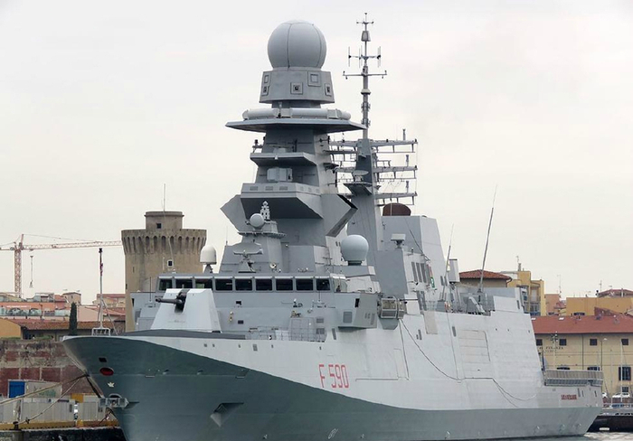 欧式顶个球舰艇，贝尔加米尼级护卫舰，FREMM意大利版|舰艇|贝尔加|米尼_新浪新闻