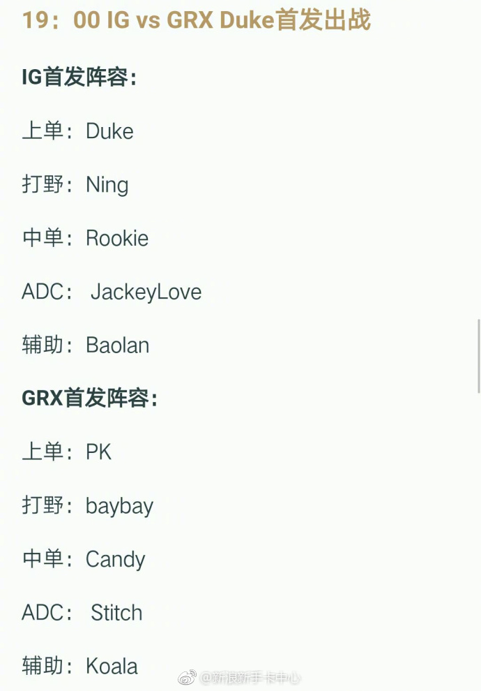 小组赛第二日首发名单