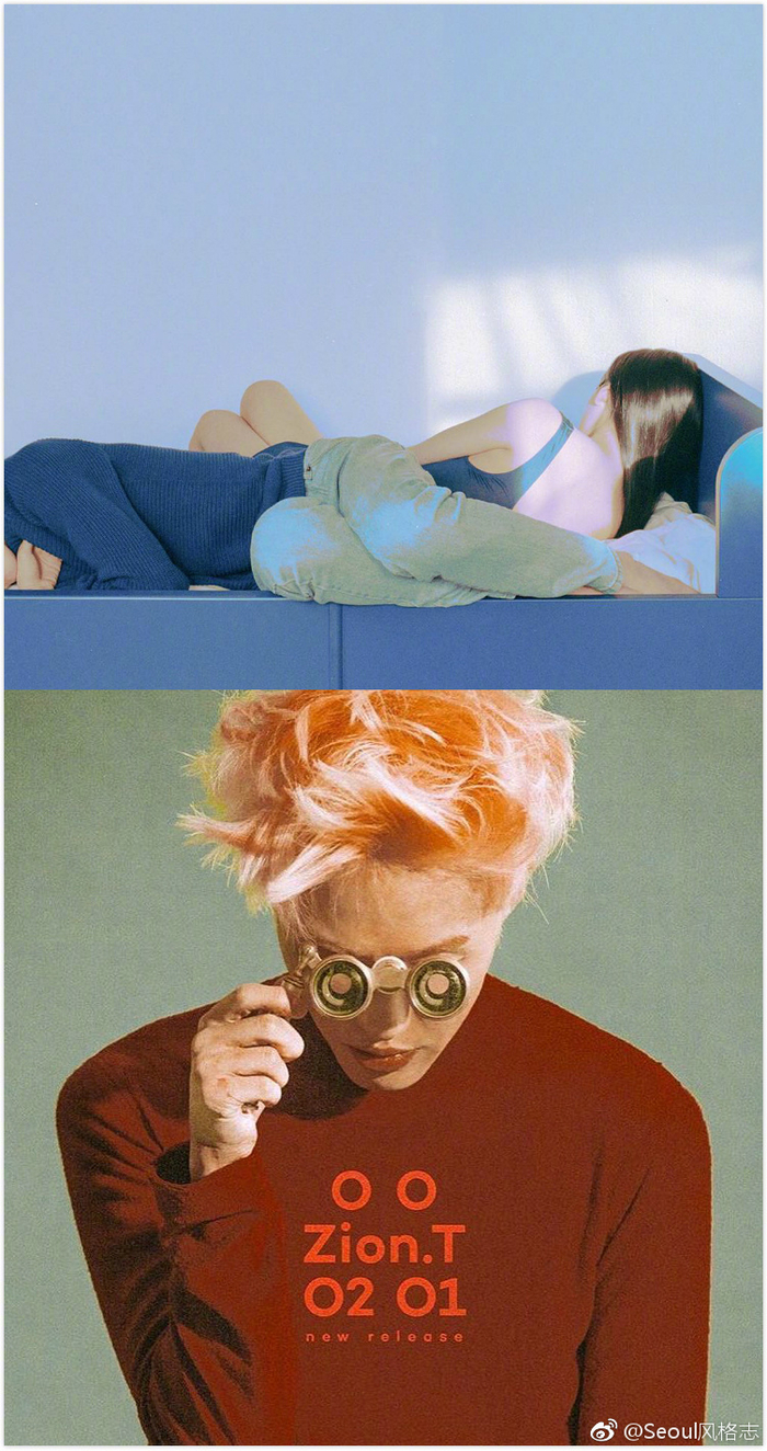 曾与多位明星合作过的韩国摄影师Rala Choi，为Zion.T，Zico