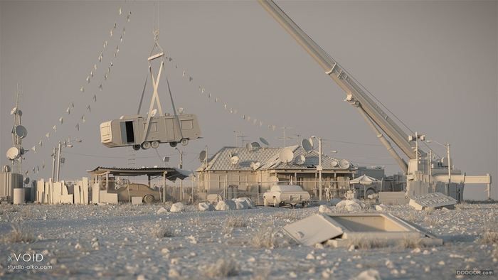 xVOID 超逼真 3D 场景设计渲染