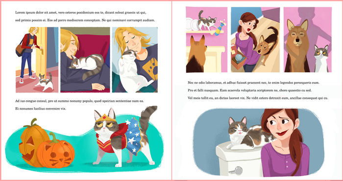 插画师Rachel Foo教你怎样画好猫主子