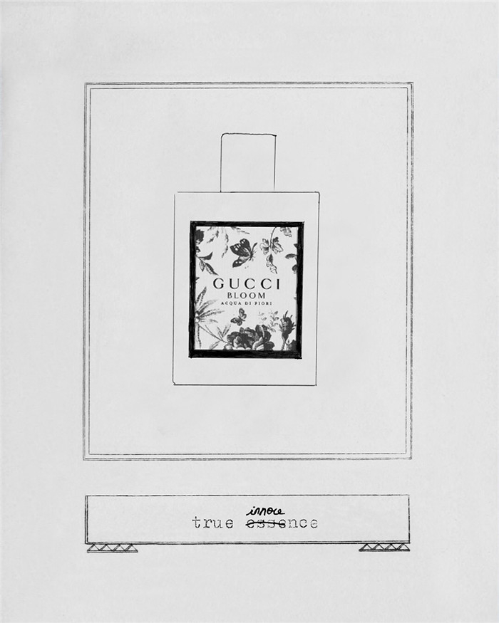 Gucci请来15位插画家为香水作画，描绘了女性间的真实秘密